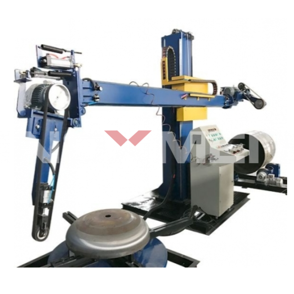 Stainless steel mirror surface grinding polishing machine for tank dish ...